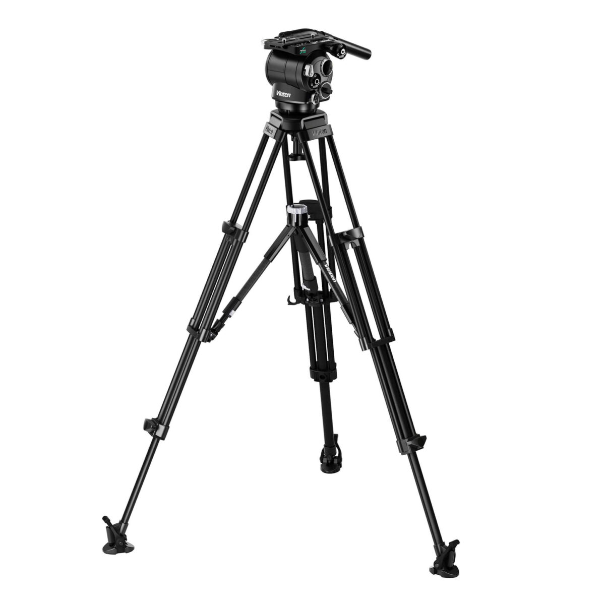 Versine 240 2-Stage ENG Aluminium Pozi-Loc Tripod System with Mid-level ...